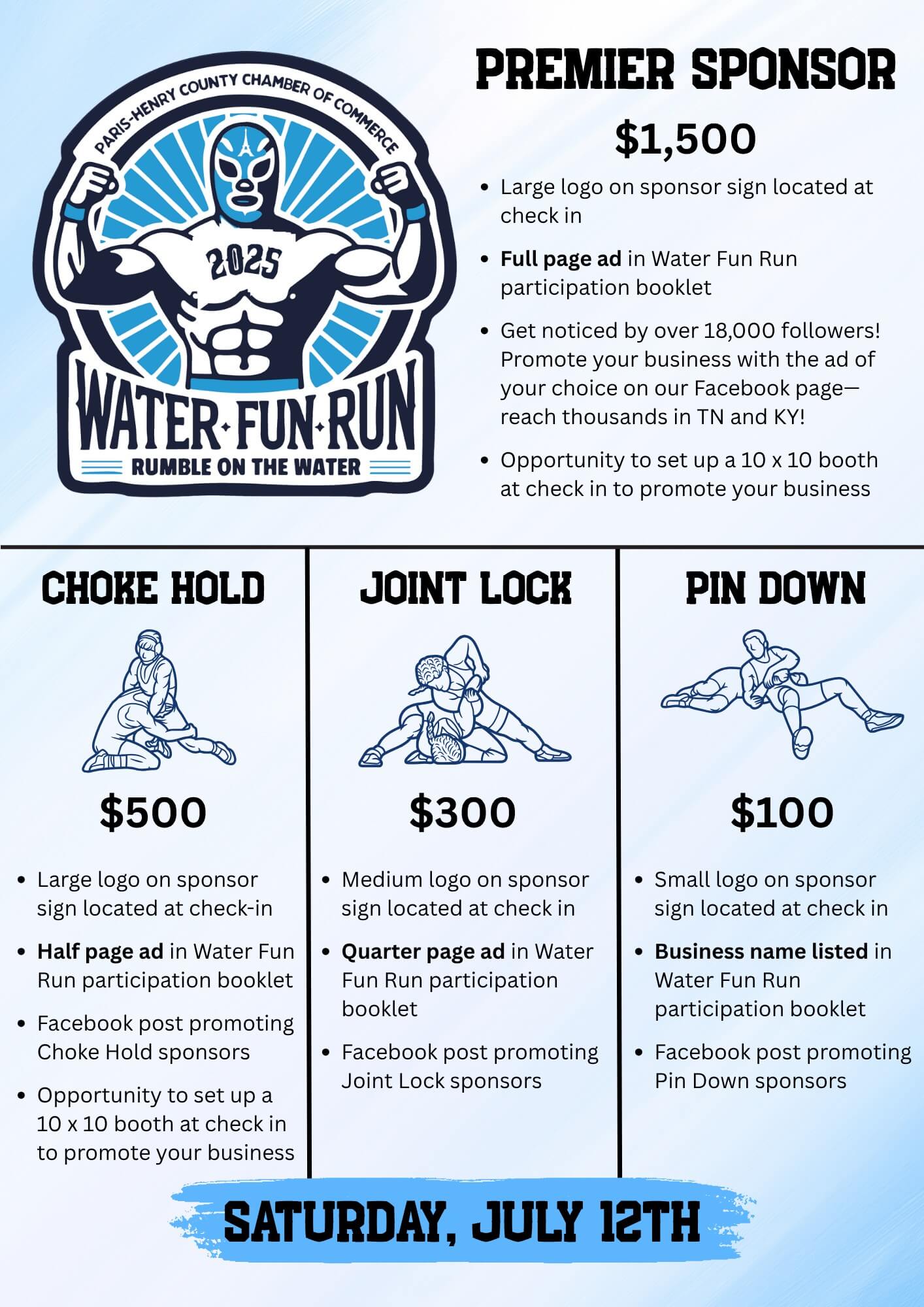 Water Fun Run - Paris-Henry County Chamber of Commerce